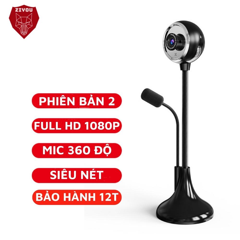 Webcam Camera Máy Tính Ziyou A09 Có Mic Micro 360° Full HD Siêu Nét Góc ...
