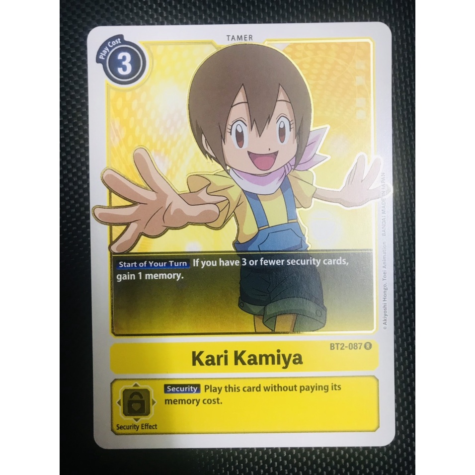 Thẻ bài Digimon BT2-087 - Kari Kamiya - Tamer - Rare | Shopee Việt Nam