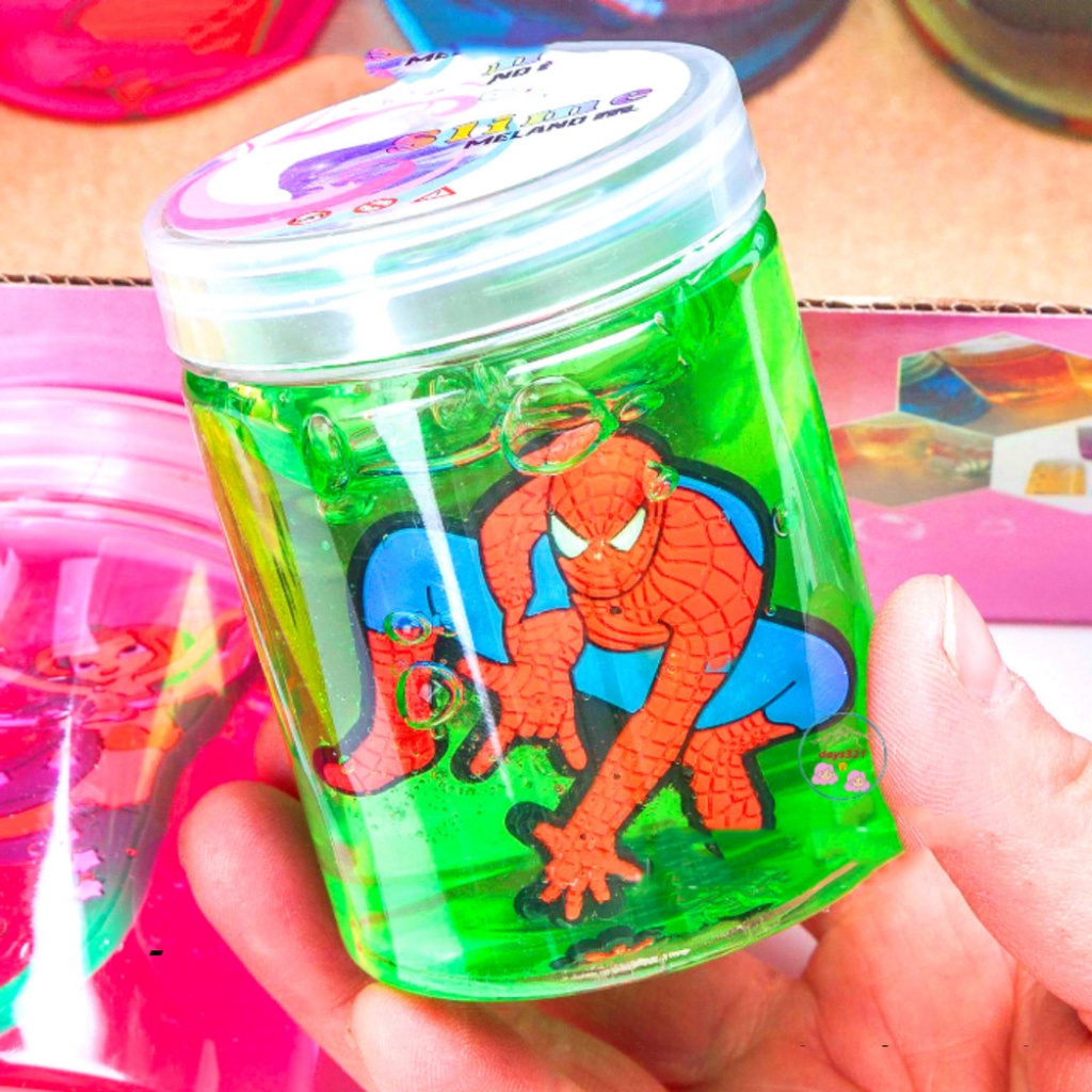 Slime biệt đội siêu hero avengers marvel 11 màu người nhện người sắt ...