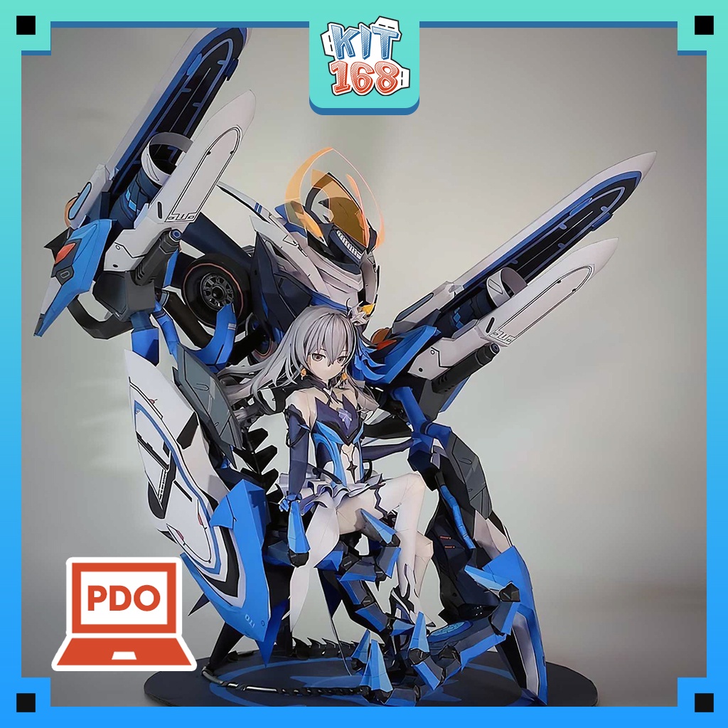 Mô hình giấy Anime Game Bronya Zaychik (Herrscher of Reason) - Honkai ...