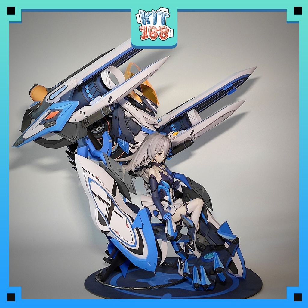 Mô hình giấy Anime Game Bronya Zaychik (Herrscher of Reason) - Honkai ...