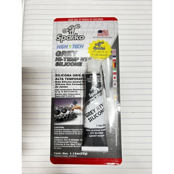 keo dán ron chịu nhiệt Sparko xám 32g | Shopee Việt Nam