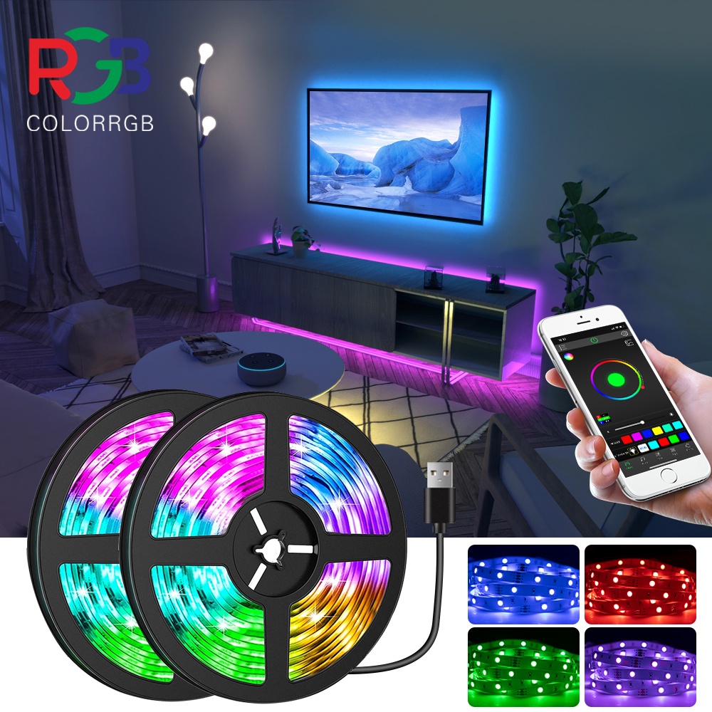 Đèn dải led RGB dải đèn trang trí LED USB đèn trang trí phòng đèn trang ...