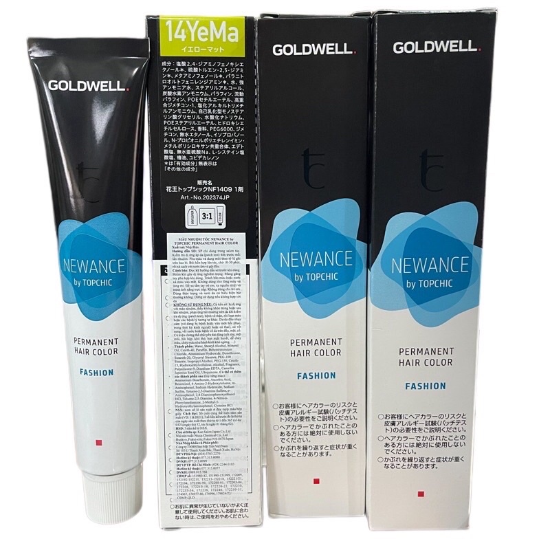 Màu nhuộm thời trang Goldwell NEWANCE by TOPCHIC Permanent Hair Color FASHION 80ml ( New 2022 ...