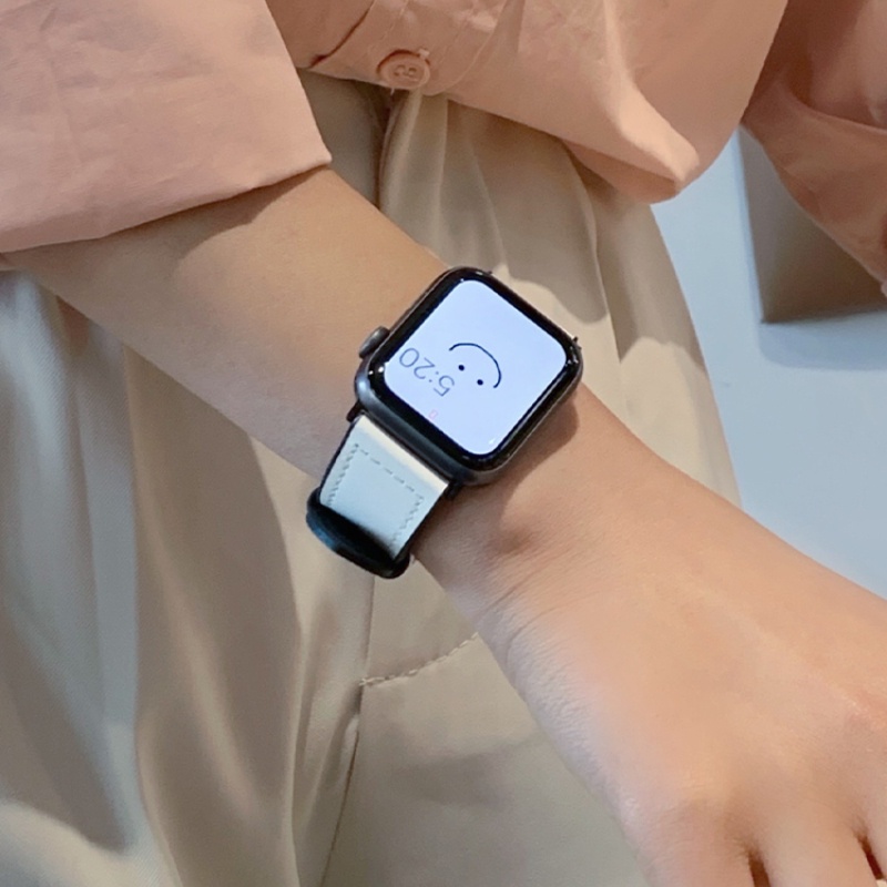 Silicone Dây Đeo Bằng Silicon Da Thật Cho Đồng Hồ Thông Minh apple ...