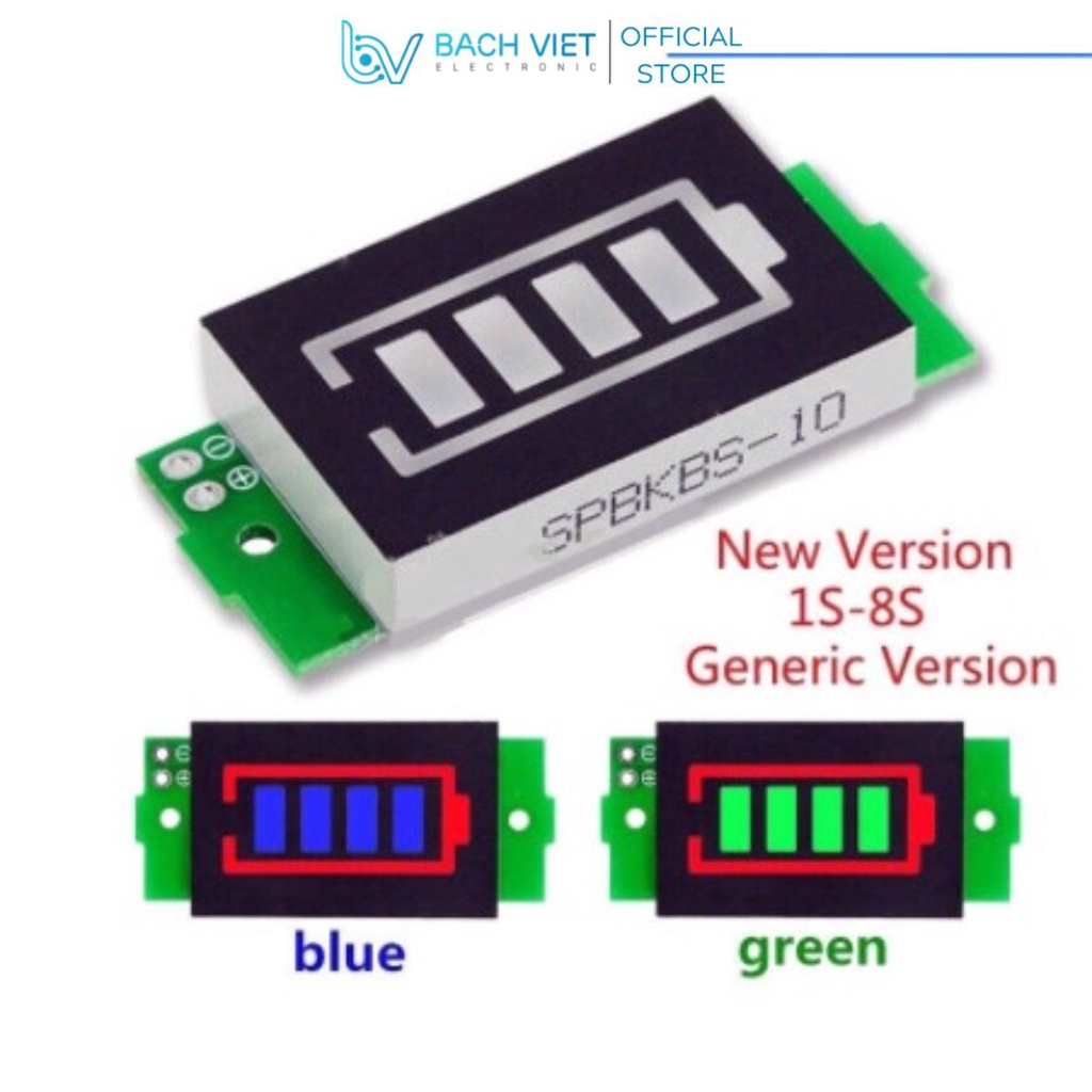 Module chỉ báo dung lượng pin Lithium 1S ~ 8S _MH-DL18S | Shopee Việt Nam