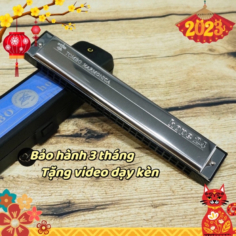 Kèn Harmonica 24 lỗ Tone C TOMBO TREMOLO HOPE 6624 | Shopee Việt Nam