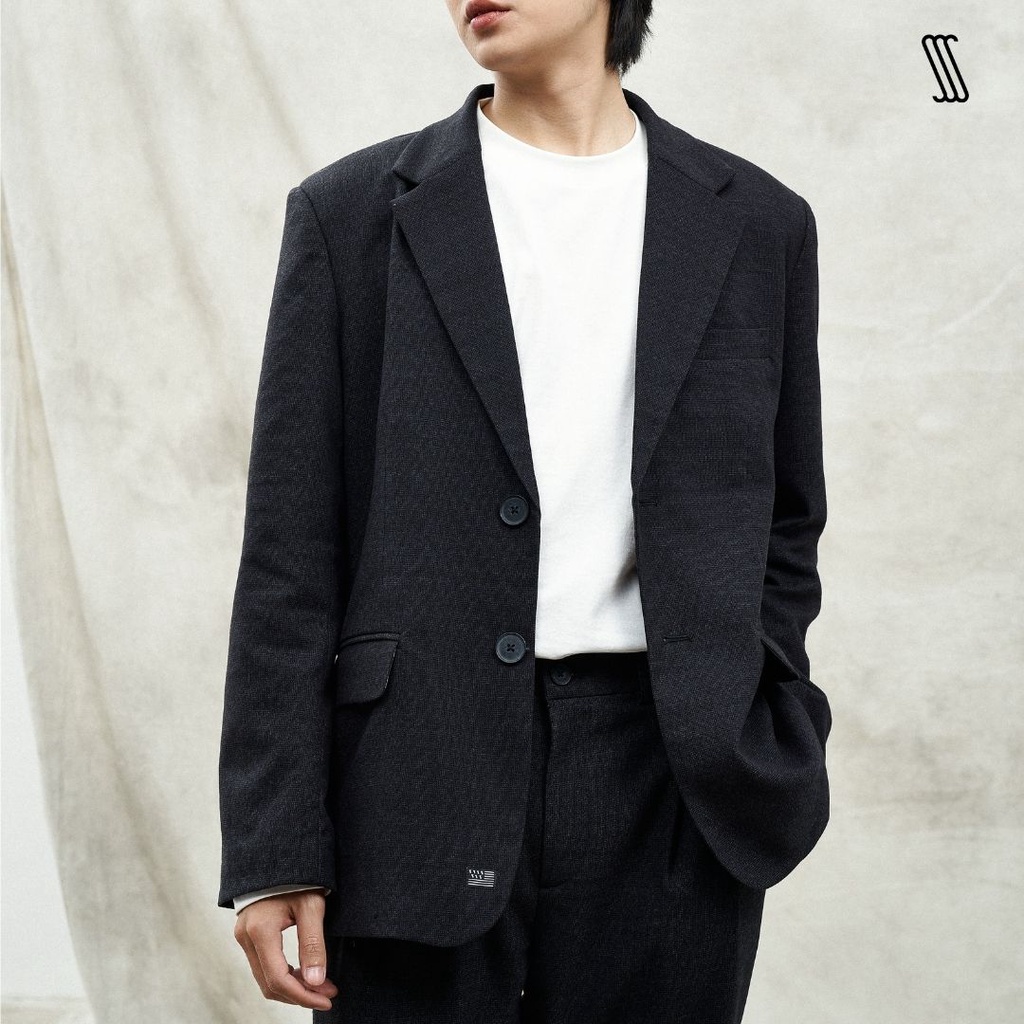 Áo khoác blazer nam SSSTUTTER suit cổ điển Anh Quốc 2 túi LONDON SUIT ...