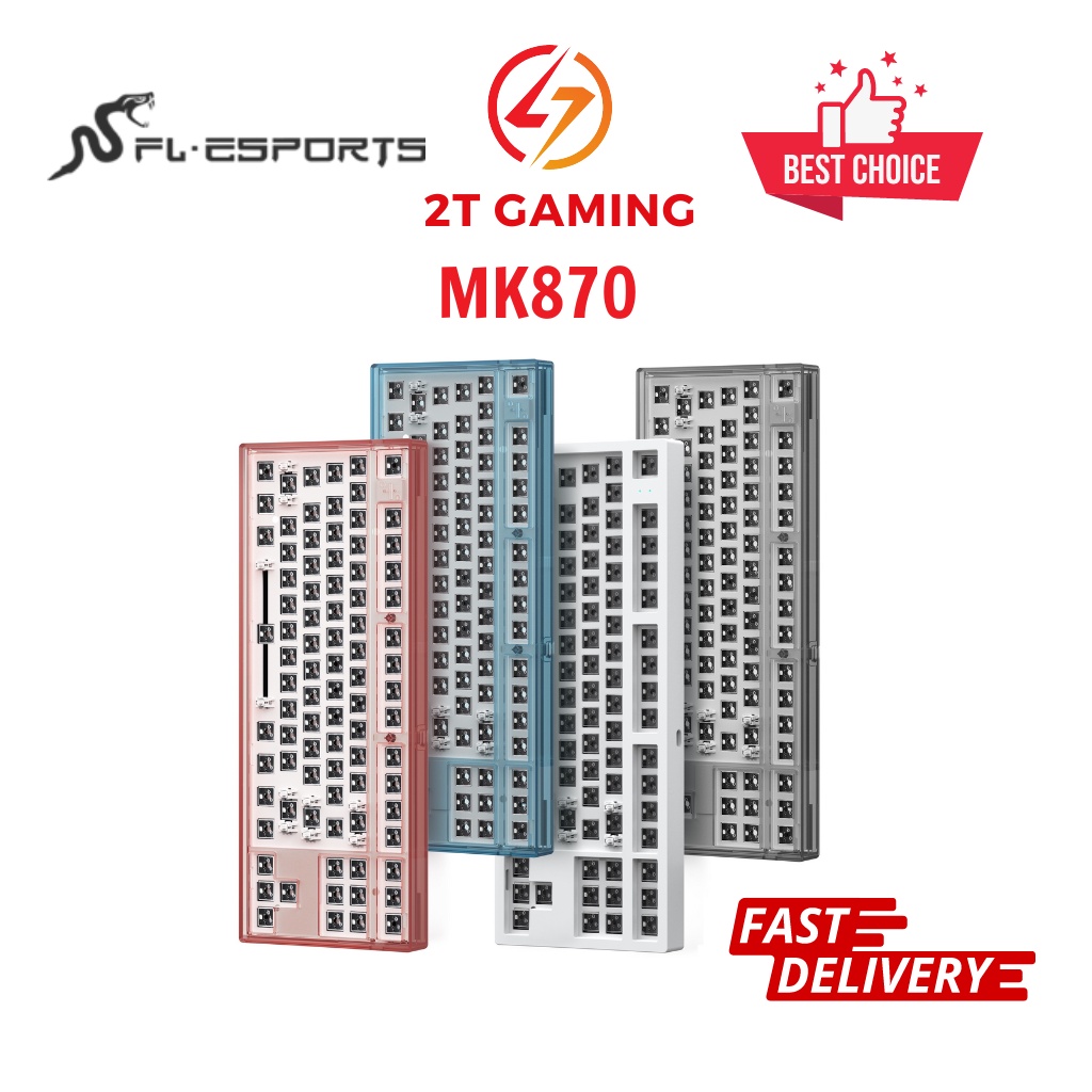 KIT Phím Cơ FL-Esports MK870 | Hotswap | RGB | Mạch Xuôi, Sẵn FOAM | 1 ...