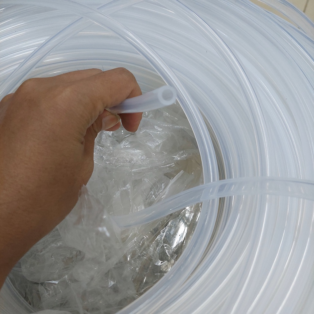 Ống silicon (silicone) TRONG SUỐT cấp thực phẩm đường kính trong 1mm, 2mm, 3mm, 4mm, 5mm, 6mm ...