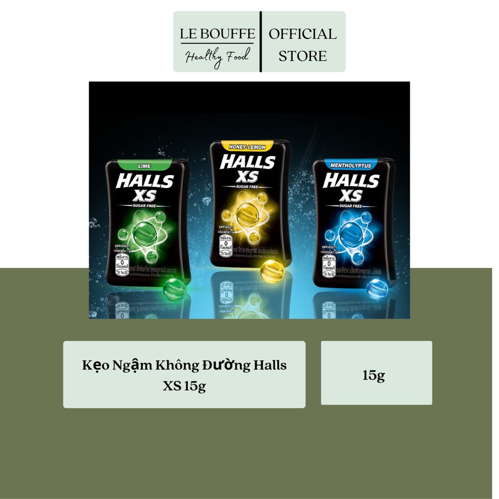 Kẹo Ngậm Không Đường Halls XS 15g | Shopee Việt Nam