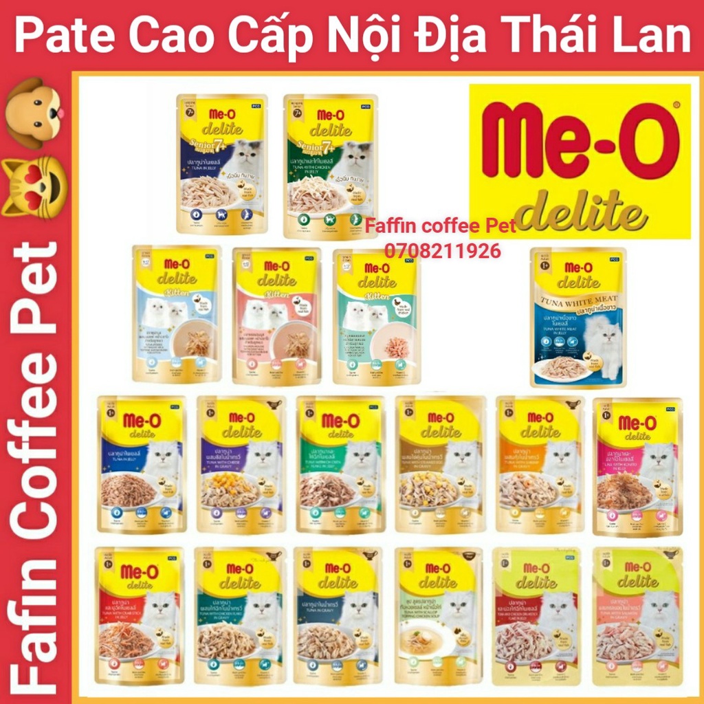 Pate Mèo Me-O Delite 70g⚡NỘI ĐỊA THÁI ⚡ | Shopee Việt Nam