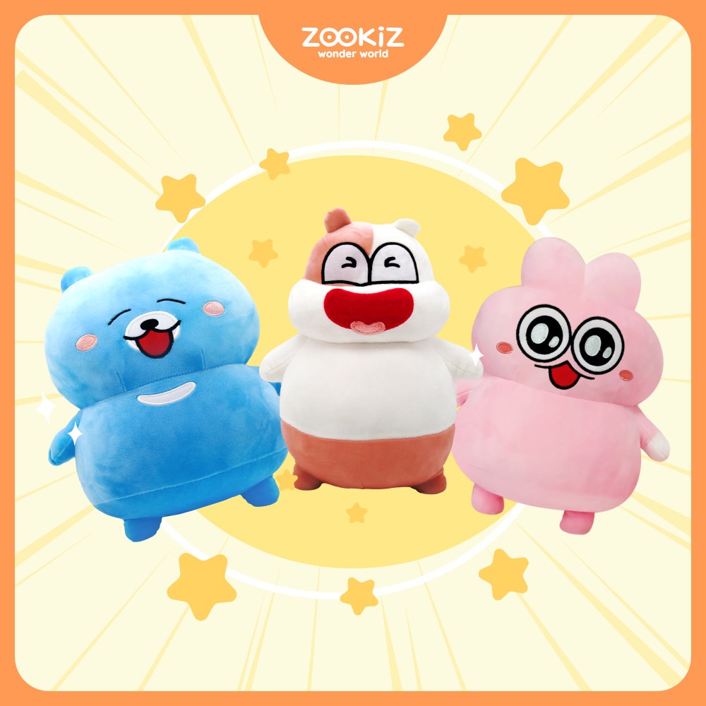 Gấu bông ZOOKiZ nhiều màu dáng đứng ngộ nghĩnh, siêu mềm mại biểu cảm ...