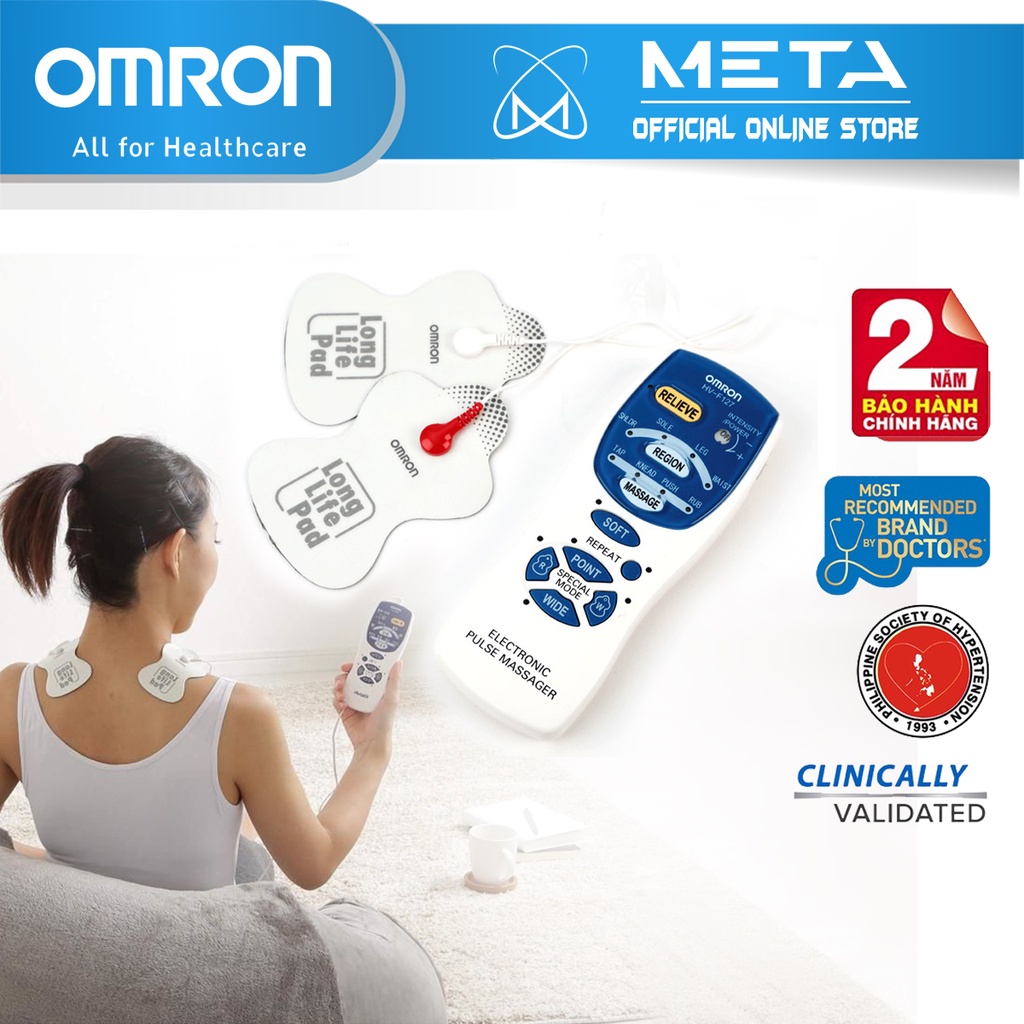 Máy Massage Xung Điện Trị Liệu Omron HV-F127 Chính Hãng | Giảm Đau Cải Thiện Lưu Thông Máu, 9 ...