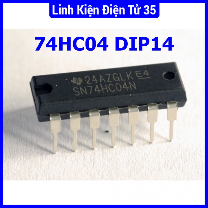 Linh kiện IC 74HC04 DIP 14 (Hex Inverter) | Shopee Việt Nam