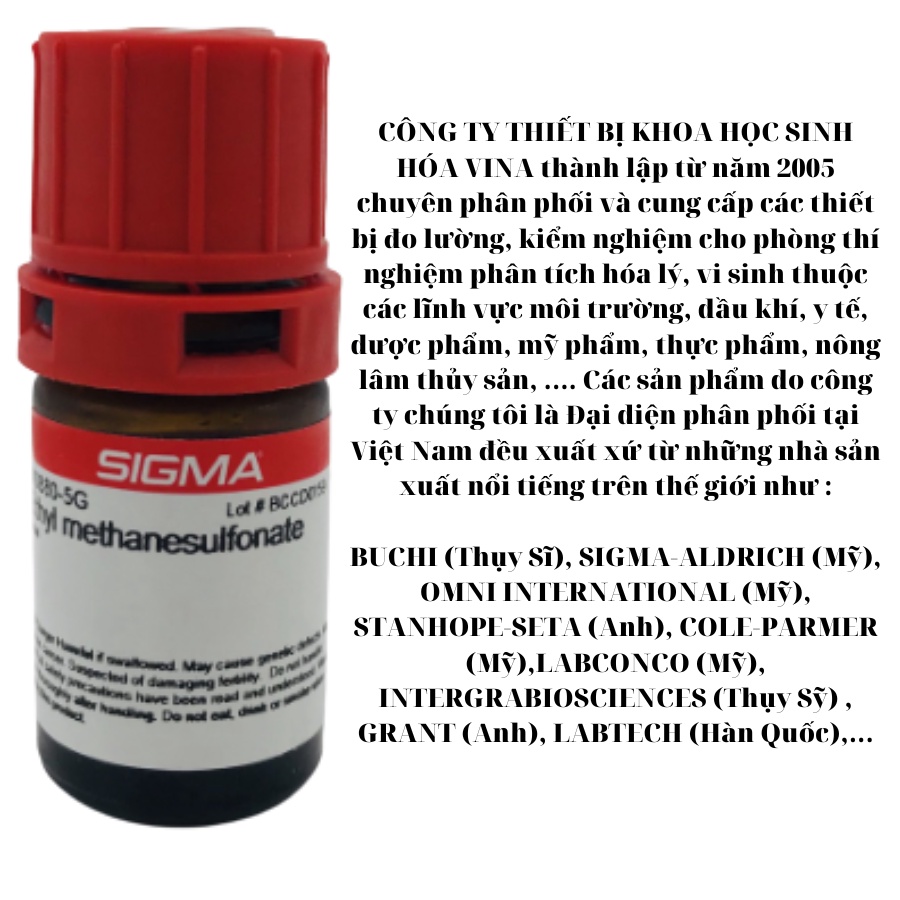 Hóa chất Ethyl methanesulfonate (EMS) ( Sigma Aldrich, cas 62-50-0) mã ...