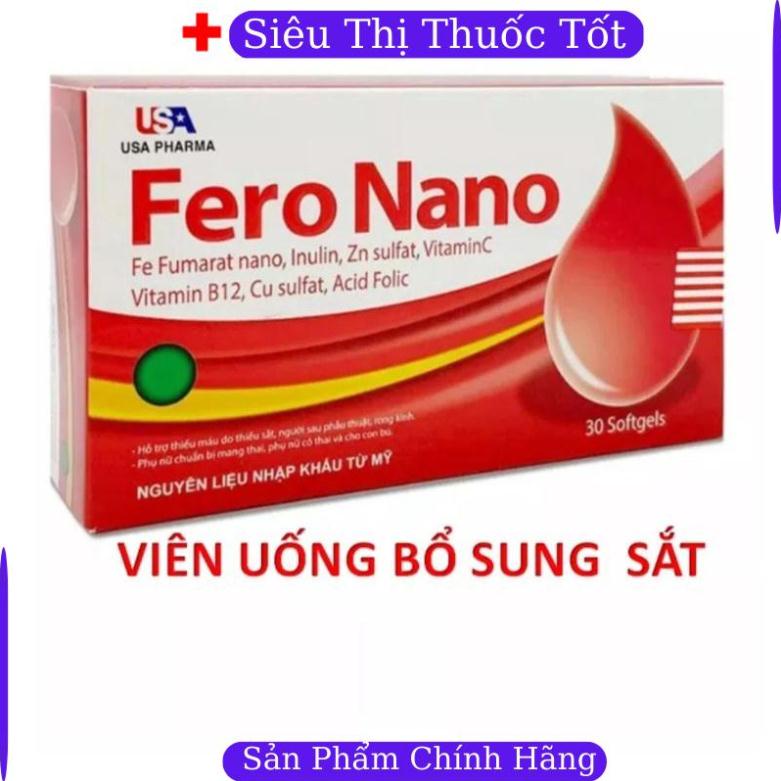 FERO NANO,viên uống bổ sung sắt ,vitamin và khoáng chất,hỗ trợ giảm ...