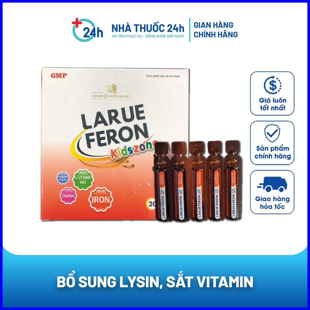 Thực phẩm Siro Larue Feron bổ sung sắt và viamin, hỗ trợ giảm thiếu máu ...