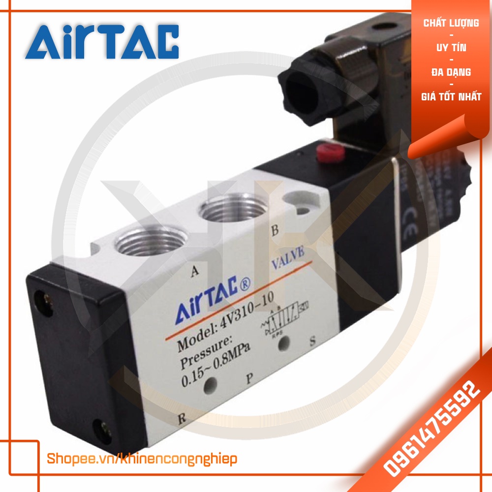Van Điện Từ Khí Nén Airtac 4V310-10 - Khí Nén Công Nghiệp | Shopee Việt Nam
