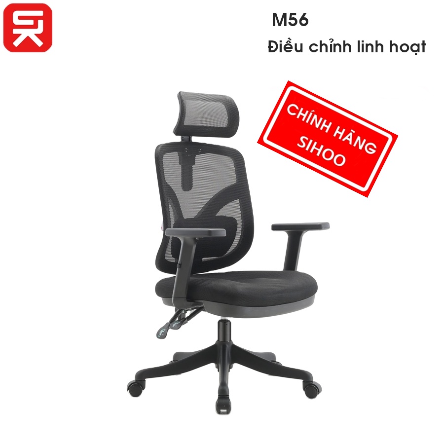 Ghế Công Thái Học SIHOO M56, Ghế Làm Việc Văn Phòng, Ghế Ngồi Học Chất Lượng Cao Có Thể Điều ...