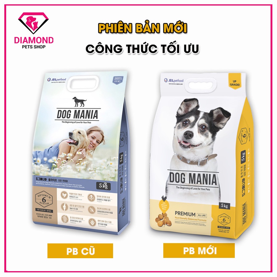thức ăn cho chó Dog mania - 5kg túi nguyên | Shopee Việt Nam