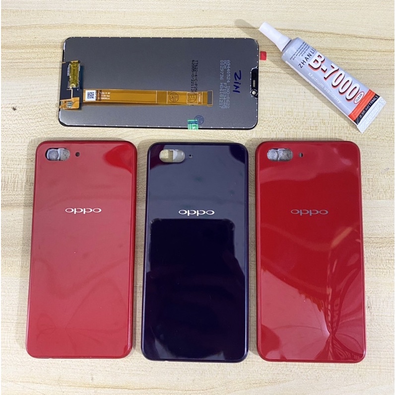 Combo Màn Hình + Bộ Vỏ Oppo A3s ( Lỗ Sim Trên )Tặng Kèm Keo B7000 ...