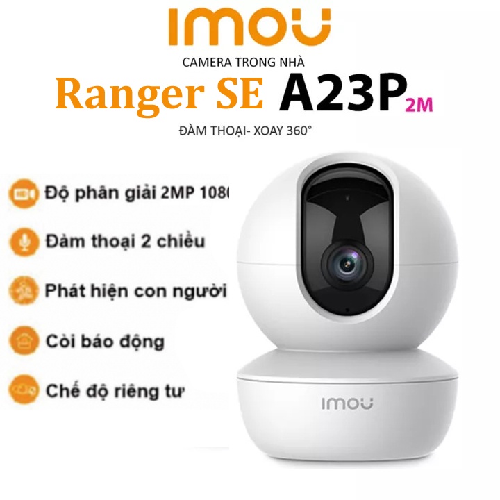 Camera WiFi 360 2MP Imou Ranger SE A23P hàng chính hãng | Shopee Việt Nam