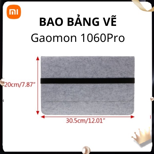 Bao bảng vẽ canvas (+bao bút tùy chọn) cho bảng vẽ Gaomon 1060Pro | Shopee Việt Nam