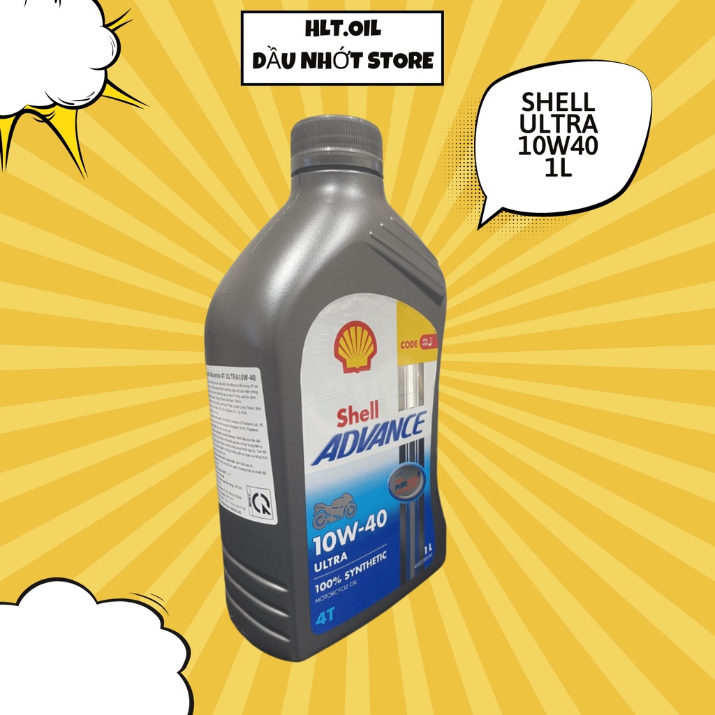 Dầu Nhớt tổng hợp cao cấp SHELL ADVANCE ULTRA 10W40 1L | Shopee Việt Nam