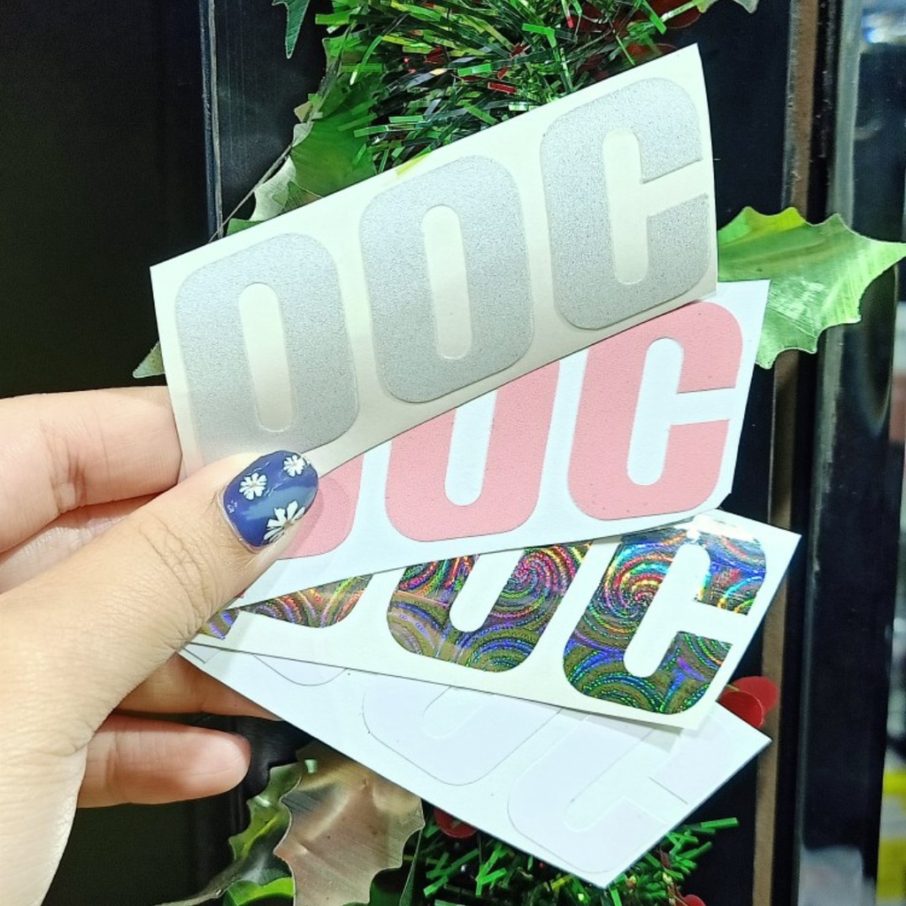 Tem Chữ Poc Tem Dán Chữ Poc Decal Chữ Poc Dán Poc P01, P02, P07, Falcon ...