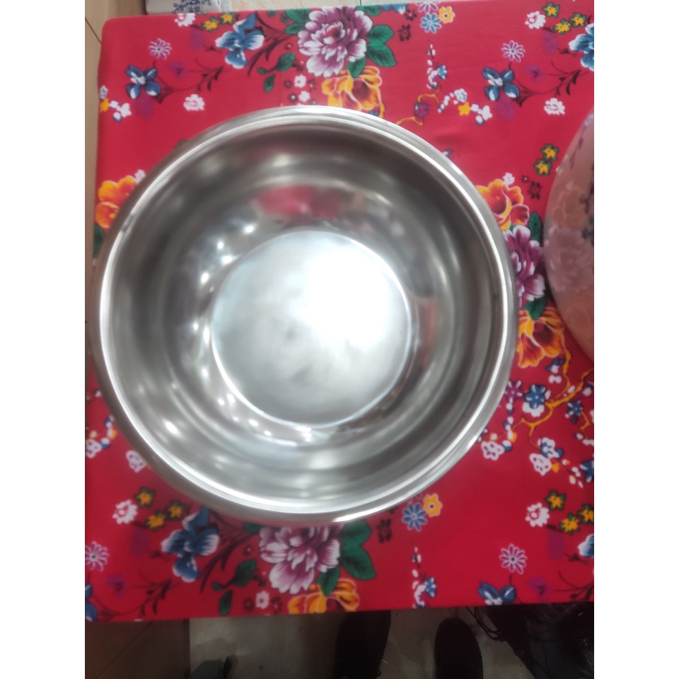 thau inox 28cm, thau đựng rau củ quả | Shopee Việt Nam