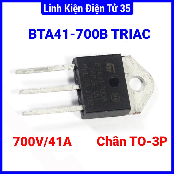 Linh kiện IC BTA41-700B triac 41A/700V kiểu chân TO-3P | Shopee Việt Nam