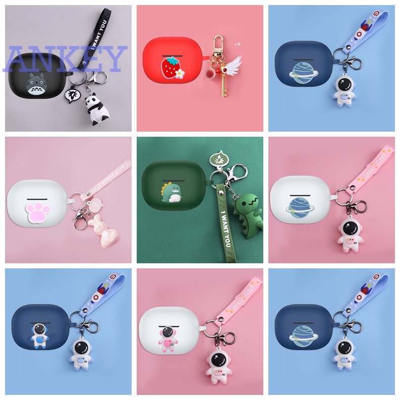 Soundpeats Free2 Classic Case Cartoon Dinosaur Panda Astronaut Silicone ...