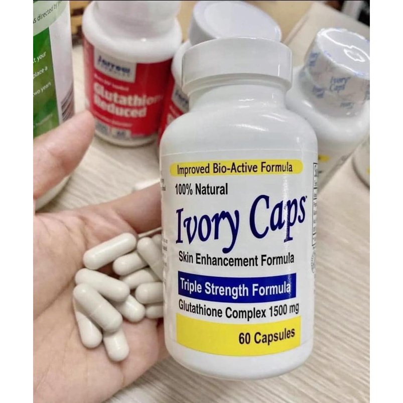Viên Uống Trắng Da Ivory Caps Bổ Sung Glutathione, Giảm Nám Tàn Nhang ...