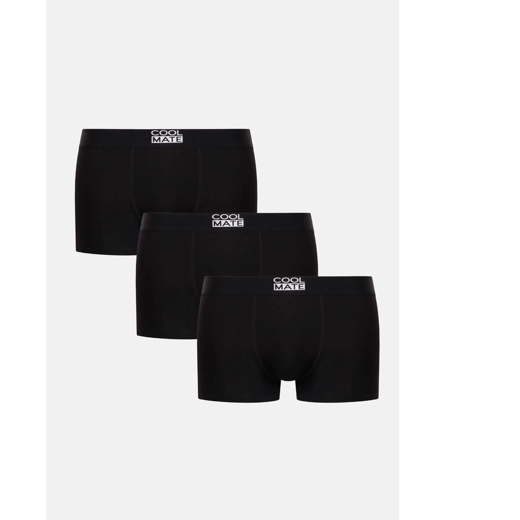 Combo 03 quần Boxer nam Coolmate Bamboo Trunk màu đen độc quyền Outlet ...