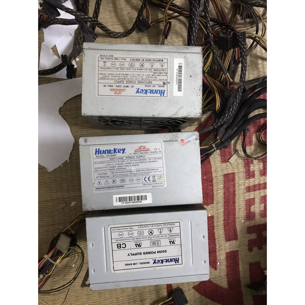 Nguồn công suất thực Huntkey 450W 500W 550W 600W 650W 700W cũ | Shopee ...