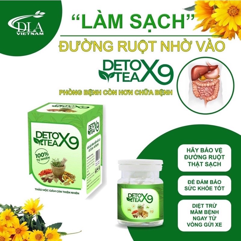 Viên uống giảm mỡ bụng Detox X9 giảm mỡ bụng [Chính hãng] | Shopee Việt Nam