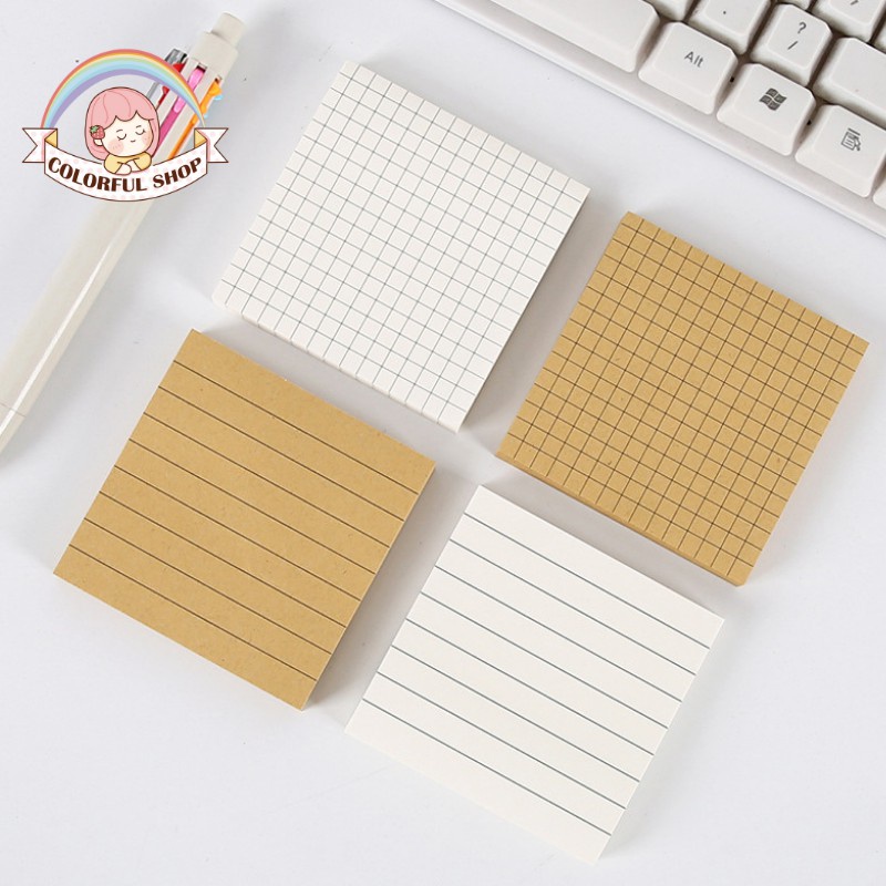 Tập 50 tờ giấy dán ghi chú DIY lên kế hoạch hàng ngày thiết kế đơn giản ...
