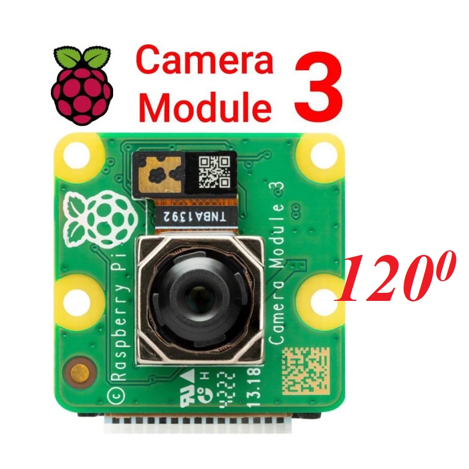 Raspberry Pi Camera Module 3 - Góc 120 độ 12MP - Ống kính Lấy nét Tự ...