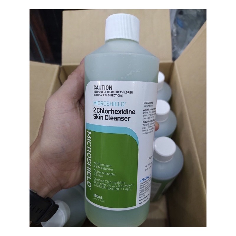 Dung dịch sát khuẩn ngoài da Microshield 2 Chlorhexidine Skin Cleanser ...