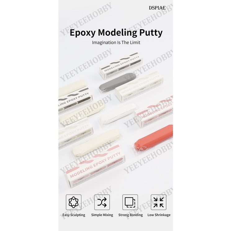 DỤNG CỤ DSPIAE - EPOXY MODELING PUTTY TẠO CHI TIẾT 100G | Shopee Việt Nam