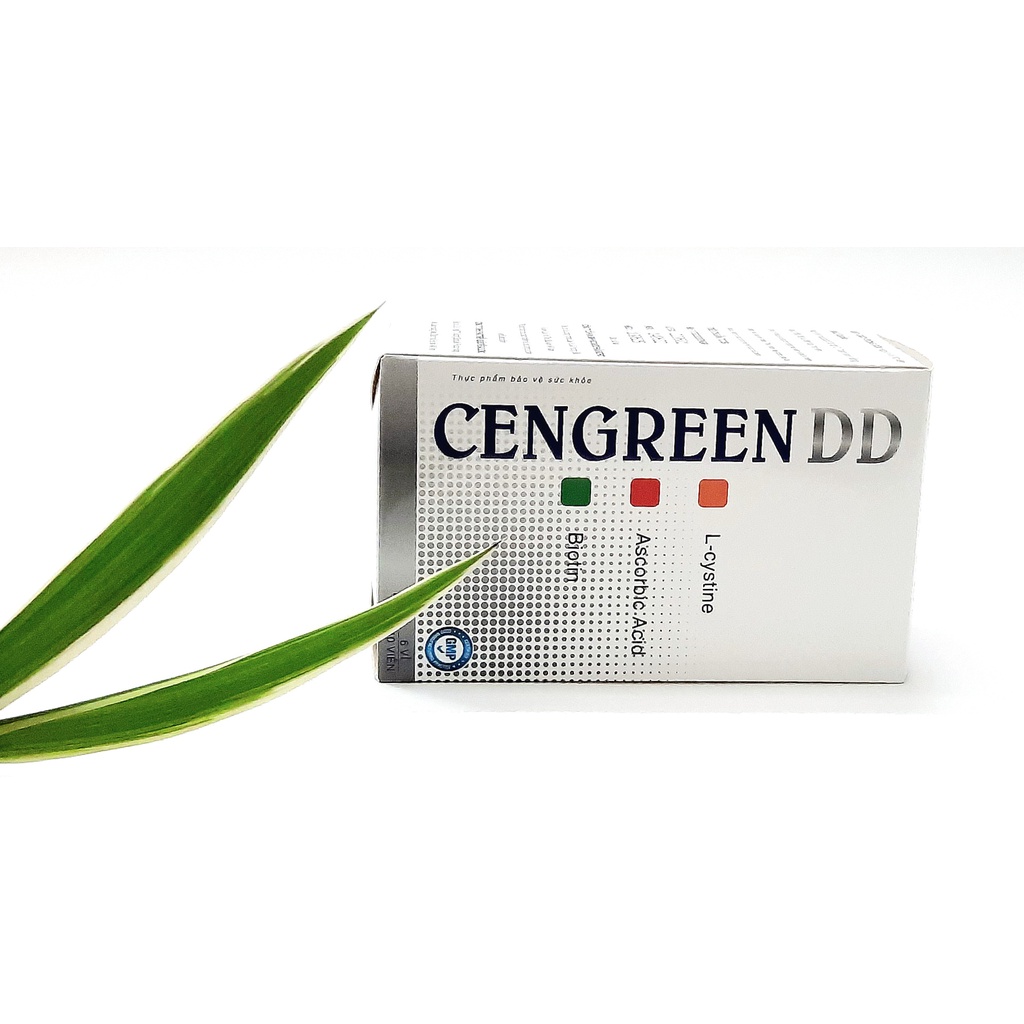 Hộp 60 viên CENGREEN DD có tác dụng giảm quá trình lão hóa da, giảm nám ...
