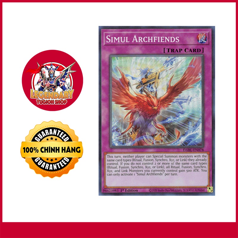 [Thẻ Bài Yugioh Chính Hãng] Simul Archfiends | Shopee Việt Nam