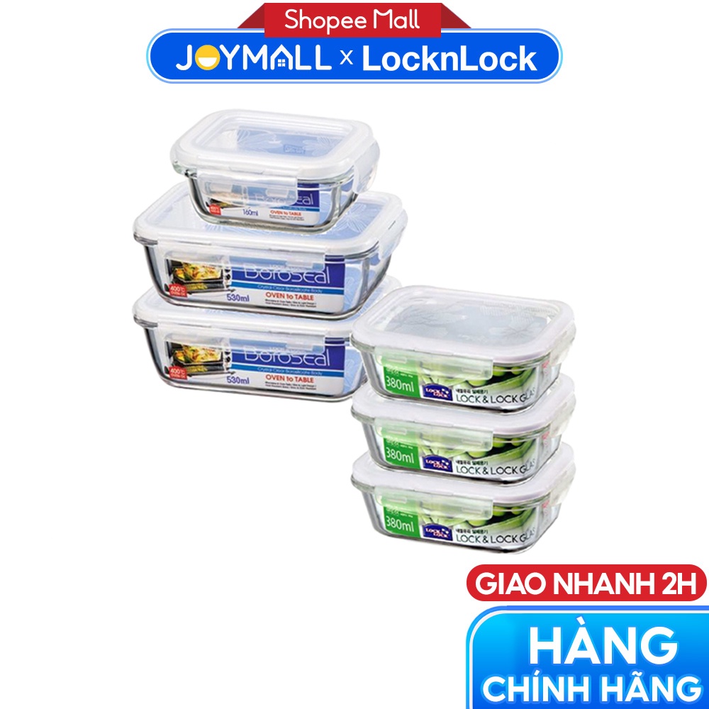 Hộp Thủy Tinh Chịu Nhiệt LocknLock LLG462, LLG205-01, LLG413, Hàng ...