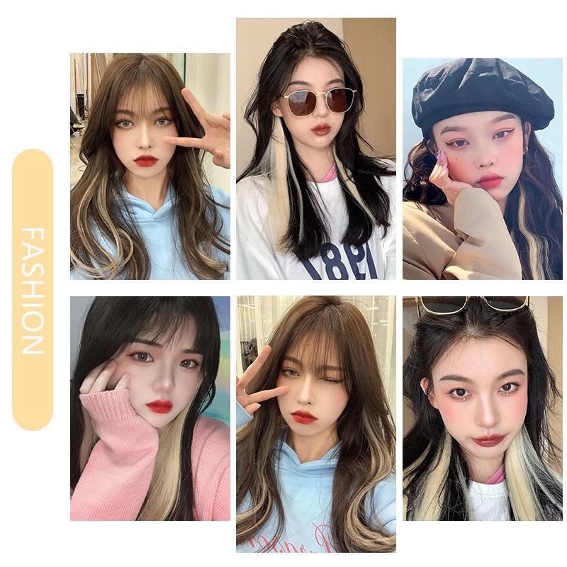 Tóc hidden light dày gấp 7 lần loại thường, dài 55cm | Shopee Việt Nam