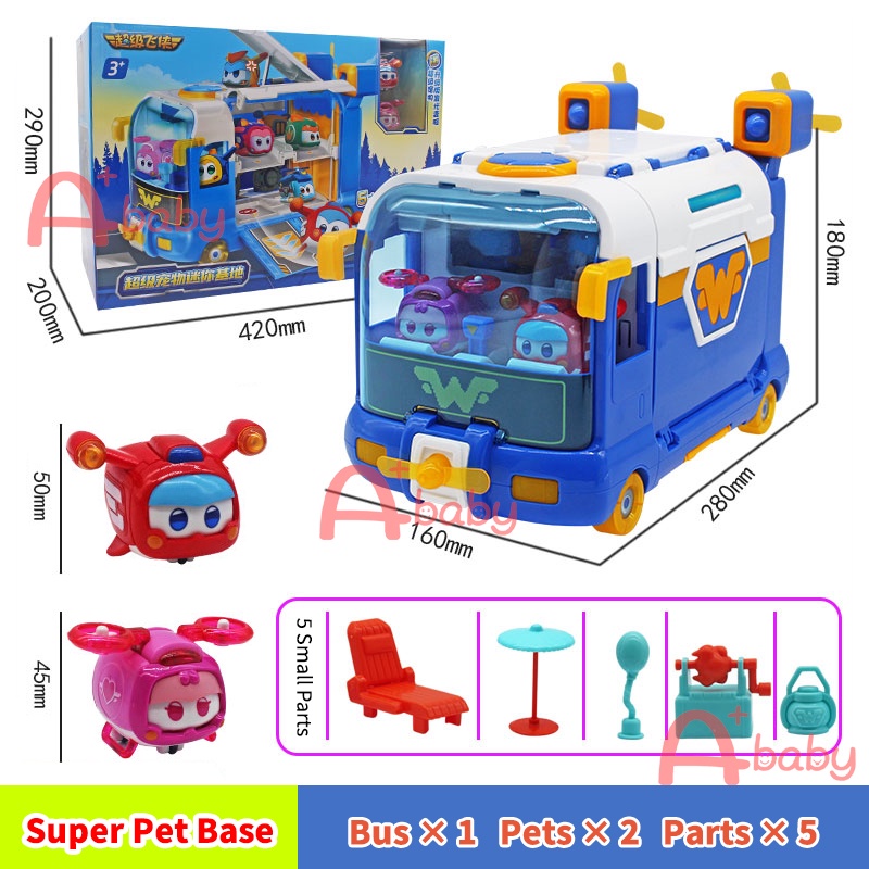 Super Wings Pet Base Đồ Chơi & Ánh Sáng Thay Đổi Khuôn Mặt Giống Nhau Làm Quà Sinh Nhật Cho Bé ...