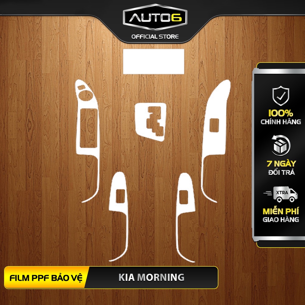 KIA MORNING [2019-2020]: FILM PPF dán full bộ nội thất - AUTO6 - chống xước, che mờ đi các vết ...