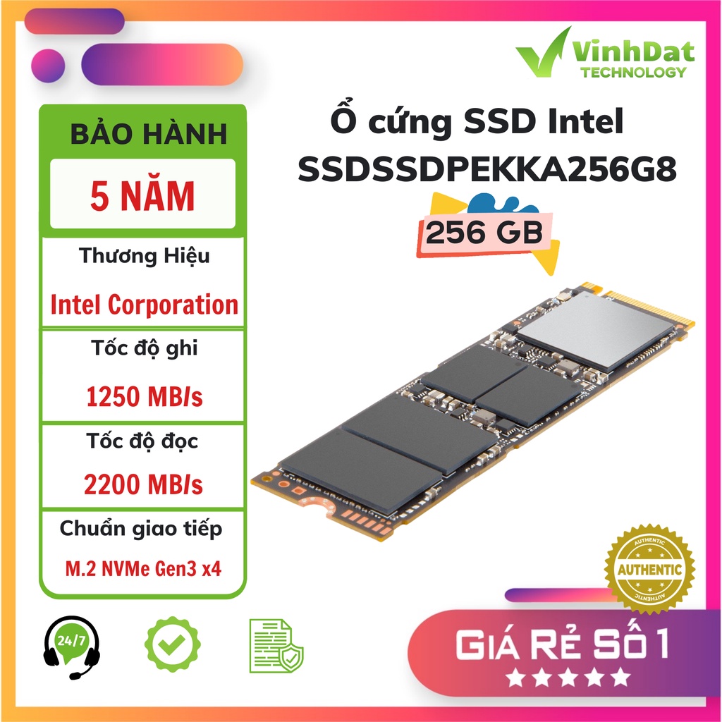 Ổ cứng SSD Intel D1 P4101 Series PCIe Gen3 x4 NVMe M.2 2280 256GB ...