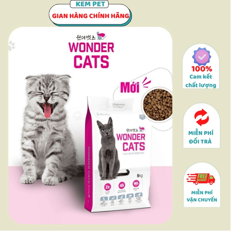 Hạt cho mèo Wonder Cats 5kg | Shopee Việt Nam
