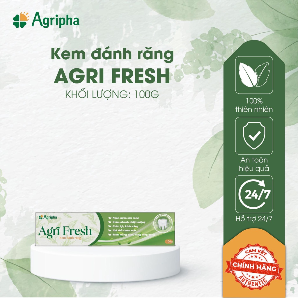 Kem Đánh Răng Thảo Dược Agri Fresh (100g) | Shopee Việt Nam